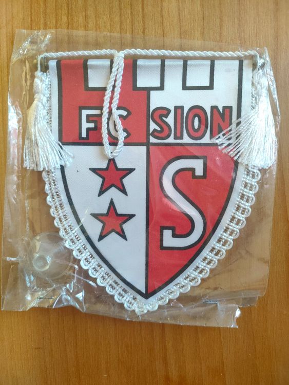 FC Sion Wimpel Auto Fanartikel Fahne Sticker Fussball Sch... (Gebraucht ...