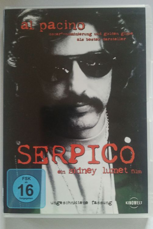 Serpico DVD Al Pacino Klassiker Thriller Polizeifilm FSK 16 | Kaufen ...