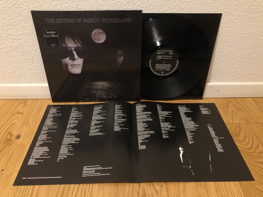 THE SISTERS OF MERCY - FLOODLAND LP ORIG EU 1987 LYRIC SHEET (Gebraucht ...