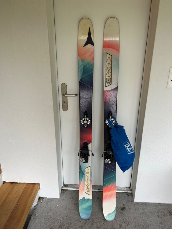 atomic century 102 tourenski mit dynafitbindung und fell | Kaufen auf Ricardo