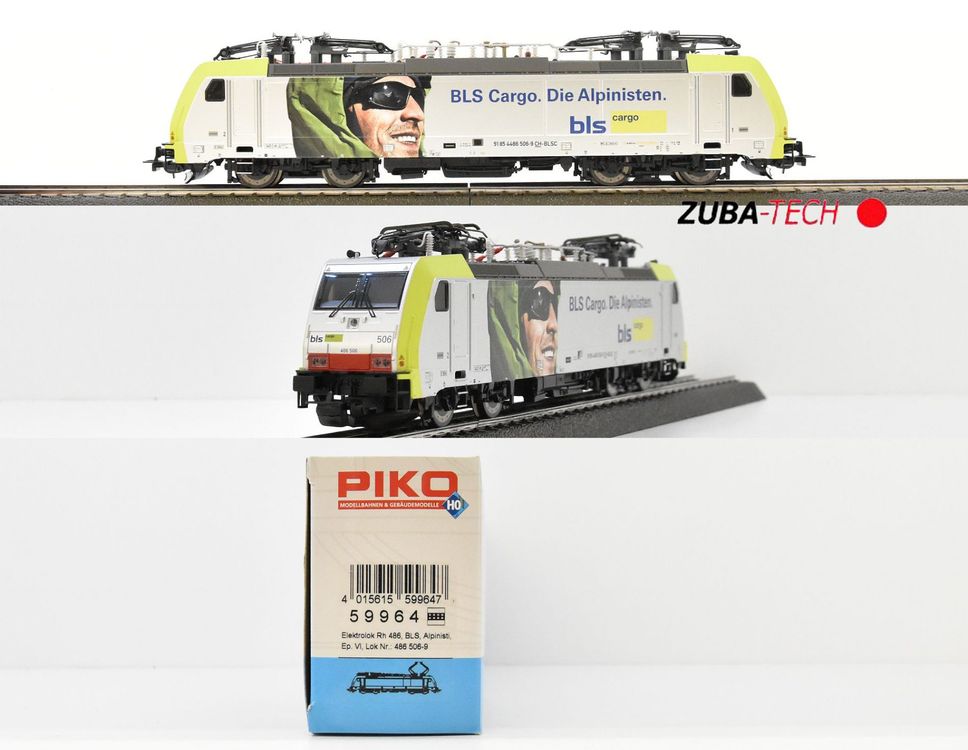 Piko 59964 E-Lok Re 486 BLS Cargo H0 GS Analog mit OVP (Neu (gemäss ...