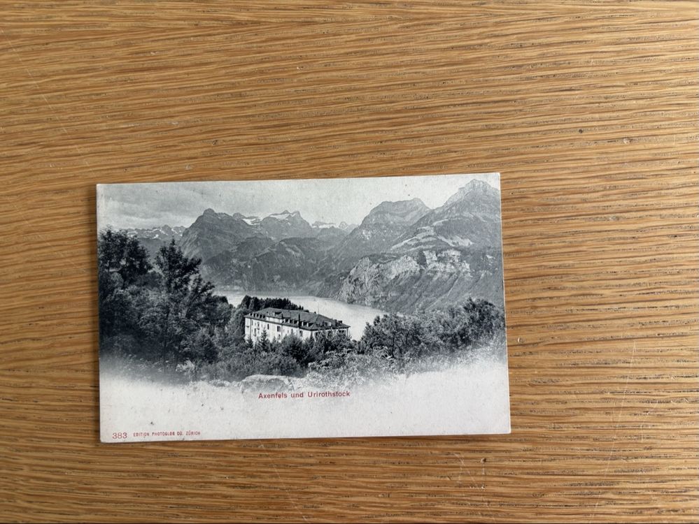 Alte Ansichtskarte vom Axenfels und Urirotstock (Gebraucht) in Murgenthal für CHF 3 – mit ...