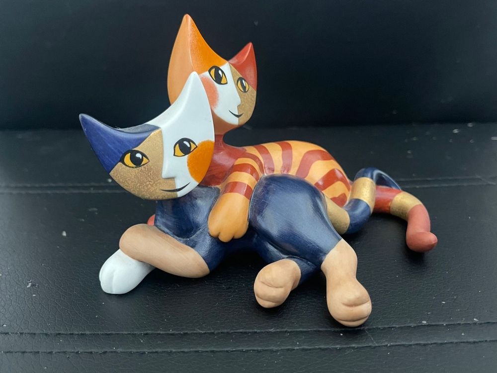 Rosina Wachtmeister Katzenpaar, Keramik, Deko Figur | Kaufen auf Ricardo
