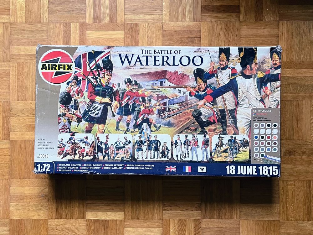 Airfix Battle of Waterloo 1:72 1:76 ink. Italeri Soldaten (Neu (gemäss ...