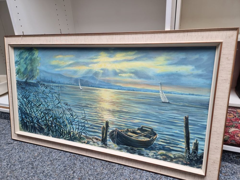 Ölgemälde Signiert Landschaft | Kaufen auf Ricardo