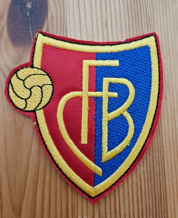 Aufnäher Patch FC Basel FCB Fussball Wappen (Neu (gemäss Beschreibung ...