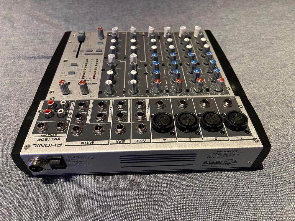 Phonic MM1202 Mischpult inkl. BOX AB 1.- | Kaufen auf Ricardo