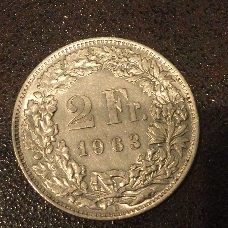 2 Fr. 1963 (Gebraucht) in Riehen für CHF 9 – mit Lieferung auf Ricardo ...