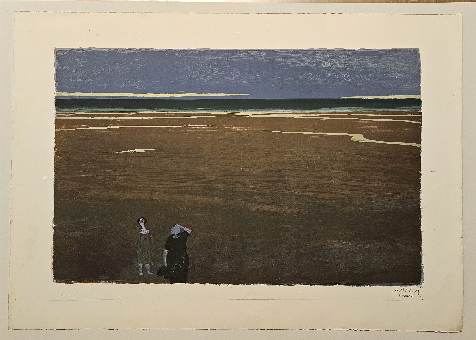 Hans Potthof Original Lithografie épreuve d'artiste 90x64cm (Gebraucht ...