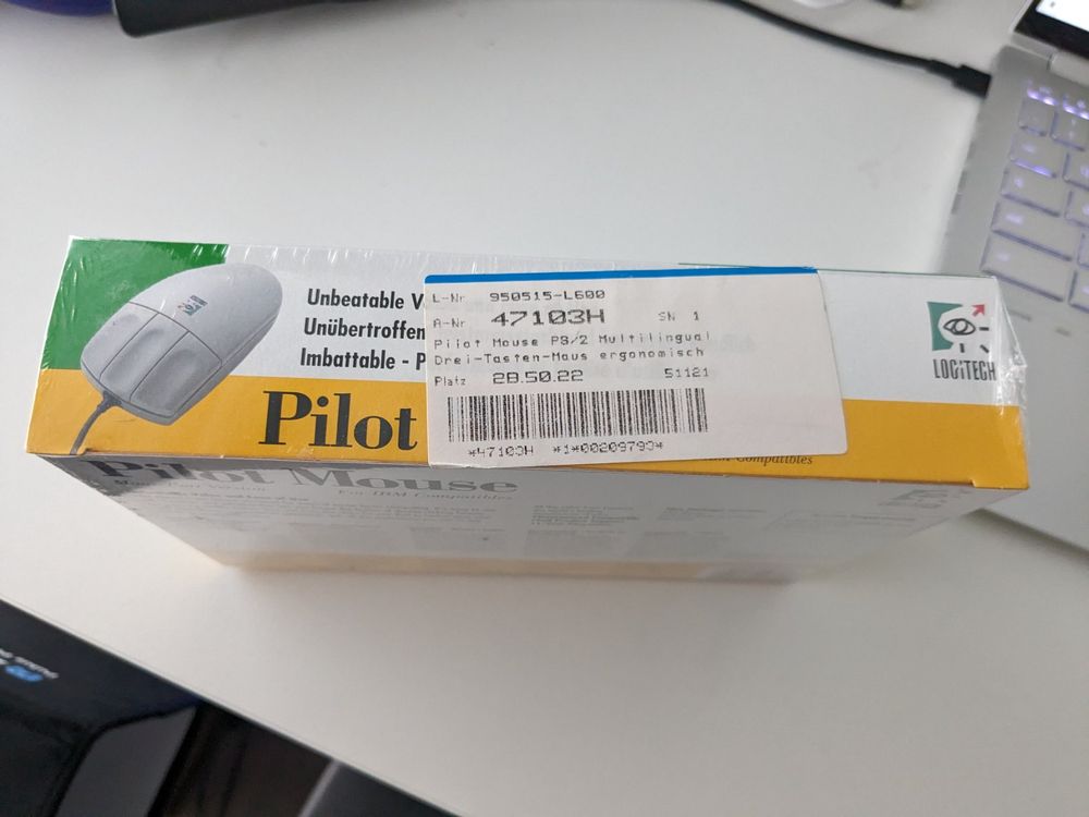 Logitech Pilot Mouse - Neu OVP Windows 95 IBM Mouseport | Kaufen auf ...