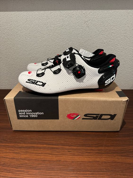 Sidi Wire 2 Carbon AIR | EU 42 | White/Black | Kaufen auf Ricardo