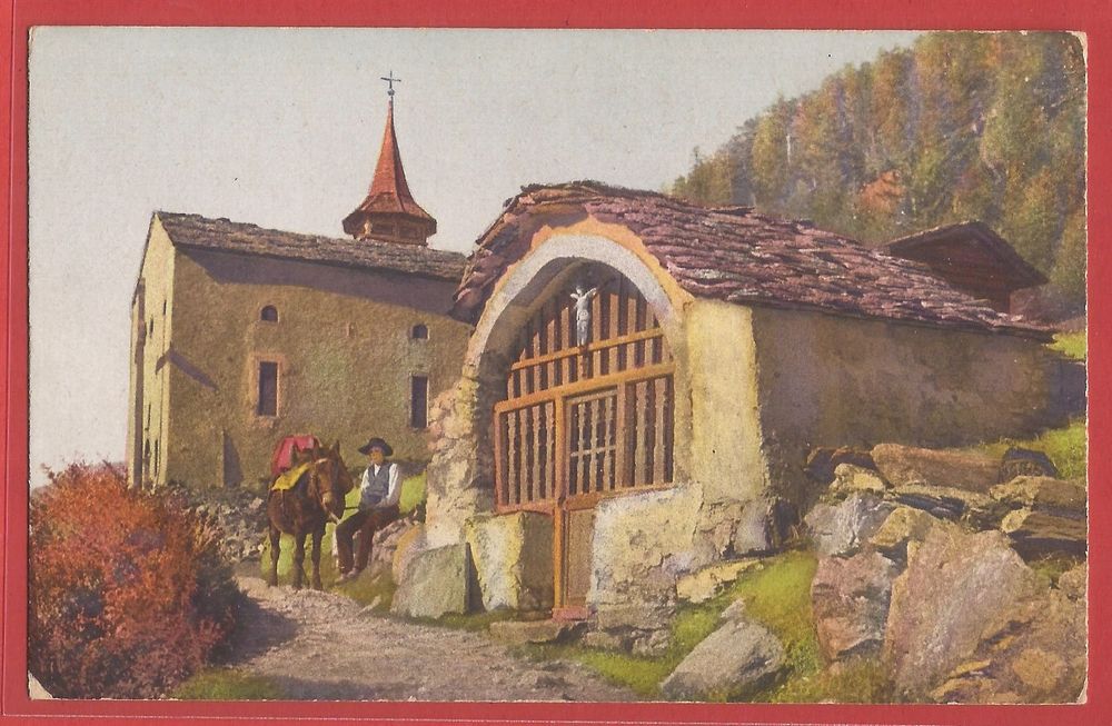 St. Anton Kappelle Maultier - zw. Visp und Saas Fee ca. 1925 (Gebraucht ...