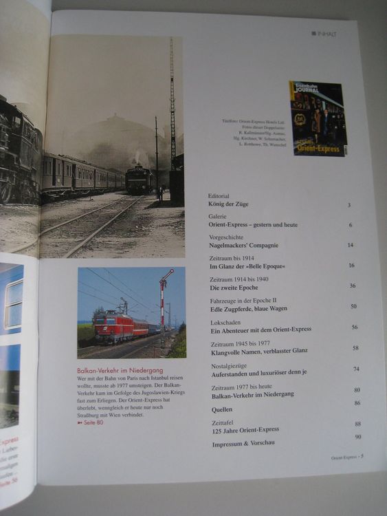 Eisenbahn Journal, Sonder-Ausgabe, 125 Jahre Orient-Express (Gebraucht ...