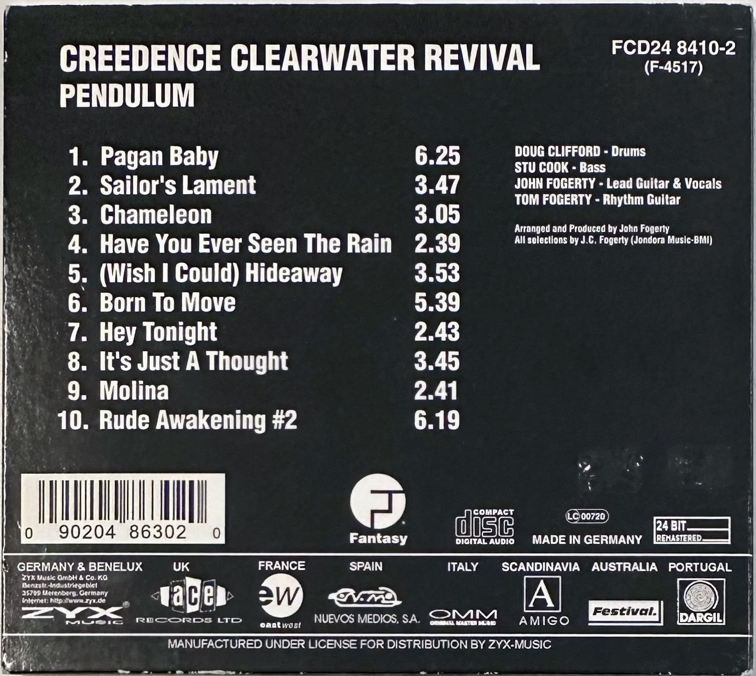 Creedence Clearwater Revival – Pendulum (Gebraucht) in Martigny für CHF ...