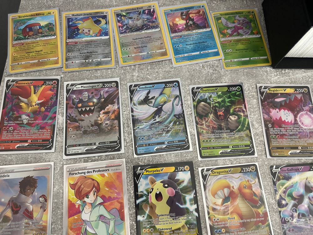 Deutsche XXL Karten Sammlung über 1000 Karten / VMAX & VSTAR (Neu ...