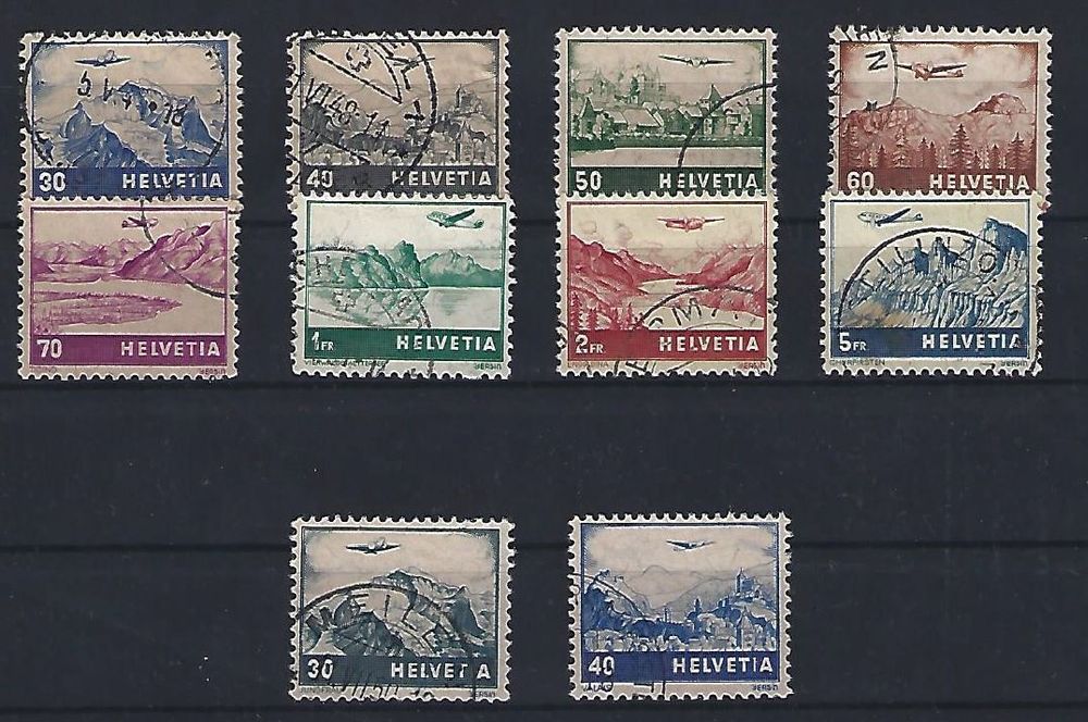 Flugpost Landschaften / gestempelt | Kaufen auf Ricardo