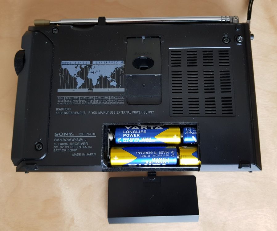 SONY SW Dual Conversion FM/AM Multi Band Receiver ICF-7601L (D'occasion ...