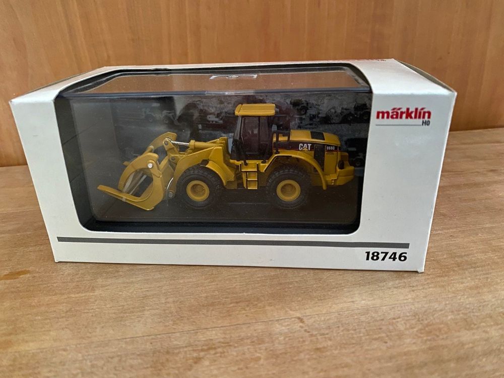 Radlader mit Holzgreifer, Märklin Art. Nr. 18746, Spur H0 (Gebraucht ...