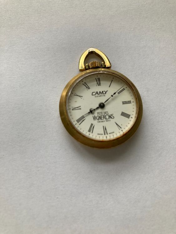 Camy Taschenuhr Fête des vignerons 1977 | Kaufen auf Ricardo