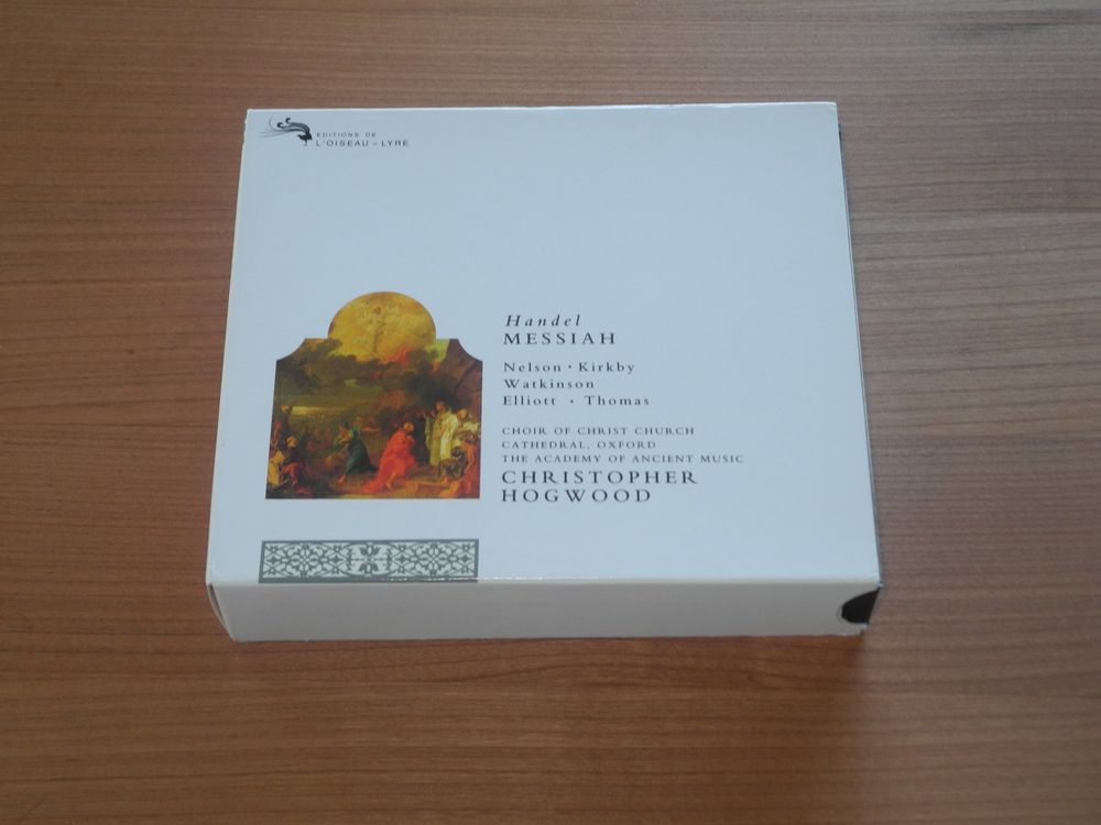 HÄNDEL: MESSIAH - CHRISTOPHER HOGWOOD - DECCA 2 CDs | Kaufen auf Ricardo
