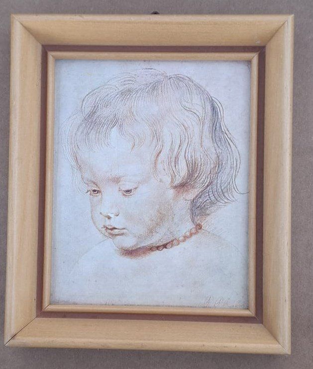 Zeichnung von Nicolas-Rubens Sohn-Druck im Rahmen (Gebraucht) in Basel ...
