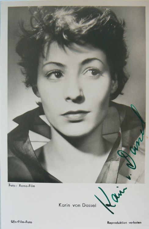 Karin von Dassel (1928-2013) Schauspielerin - sign. Foto (Gebraucht) in ...