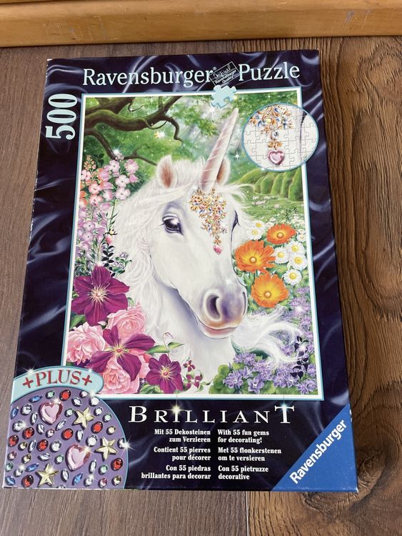 Ravensburger Puzzle 500 Teile + 55 Dekosteine Einhorn (Gebraucht) in Niederwil AG für CHF 1 ...
