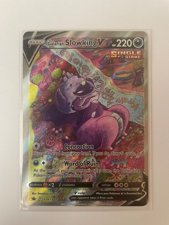 Pokémon Chilling Reign Slowking v (Neu (gemäss Beschreibung)) in ...
