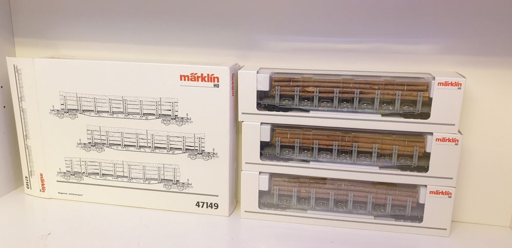 Märklin SBB Wagenset Holztransport 47149 (Neu (gemäss Beschreibung)) in ...
