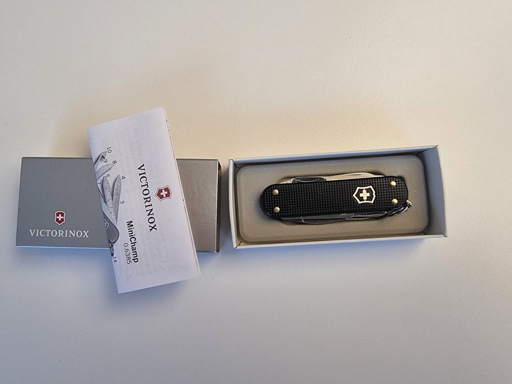 Victorinox MiniChamp Alox - schwarz (Neu und originalverpackt) in ...