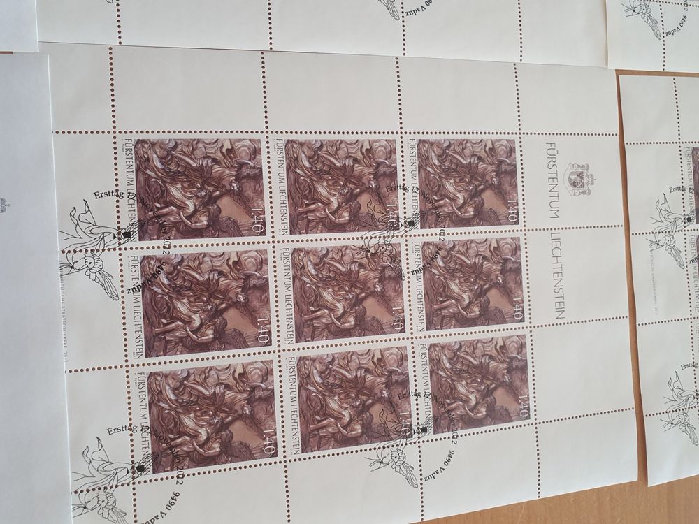 Briefmarken Lichtenstein Kleinbogen- ungezähnt | Kaufen auf Ricardo