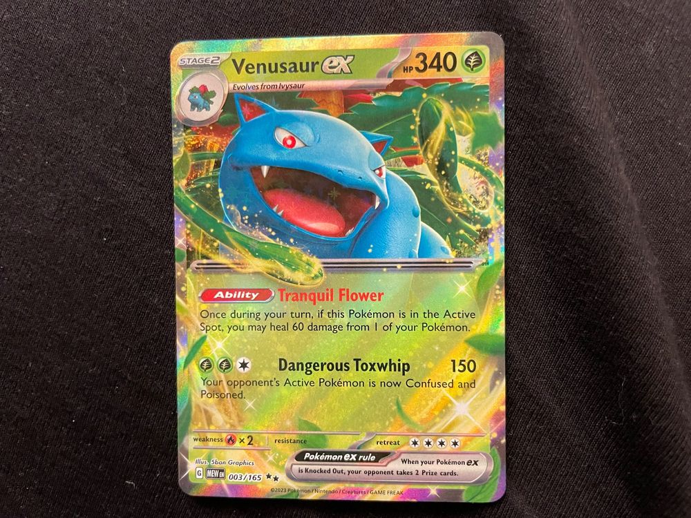 Pokemon 151 - Venusaur ex - 003/165 - en | Kaufen auf Ricardo