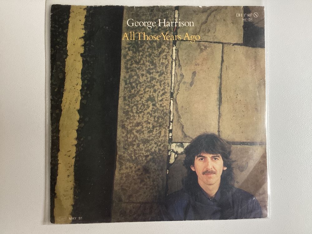 George Harrison Single - All Those Years Ago/Writings on …. (Gebraucht ...