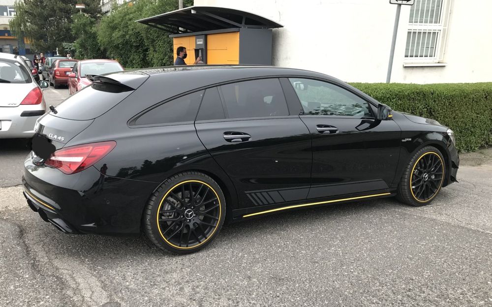 Mercedes CLA 45 AMG Shooting Brake Yellow Night Edition (D'occasion) à ...