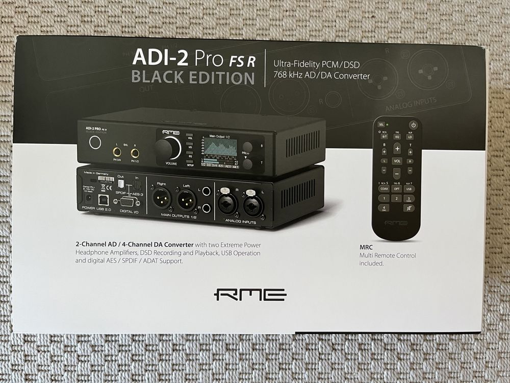 RME ADI-2 Pro FS R Black Edition (Neu (gemäss Beschreibung)) in Zug für ...