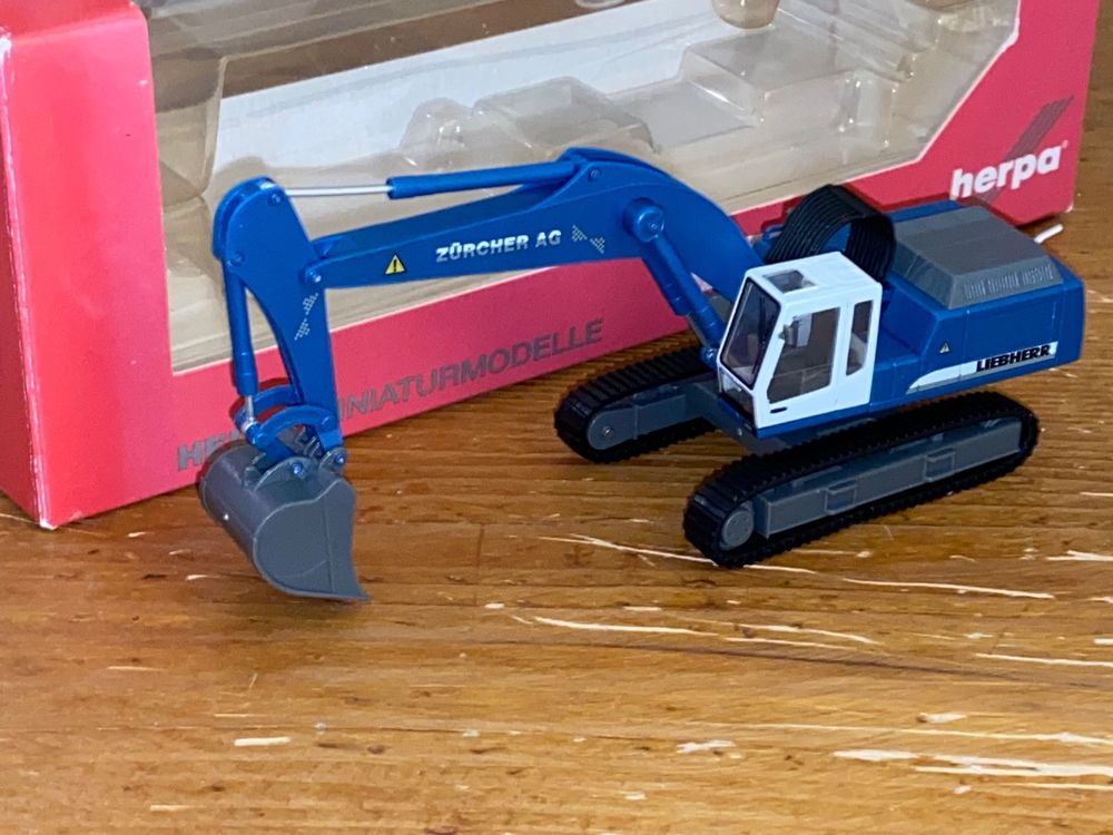 AEMA 101311-69 1:87 Zürcher Liebherr R954 Raupenbagger Neu (Neu (gemäss ...