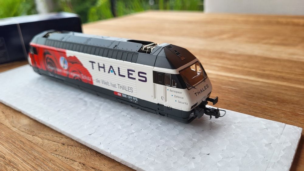 THALES Lokomotive + Schiene Spur H0 nicht bespielt in OVP (Neu und ...