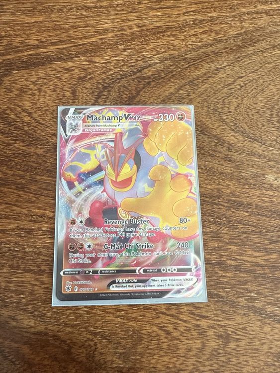 Machomei VMAX Rainbow Rare Pokémon Karte (Neu (gemäss Beschreibung)) in widnau für CHF 10 – mit ...