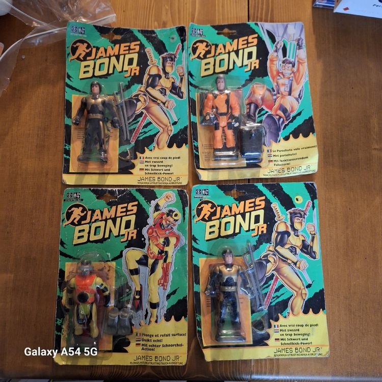 James bond Jr ninja parachutiste plongeur lot Hasbro 1992 (Neu und ...