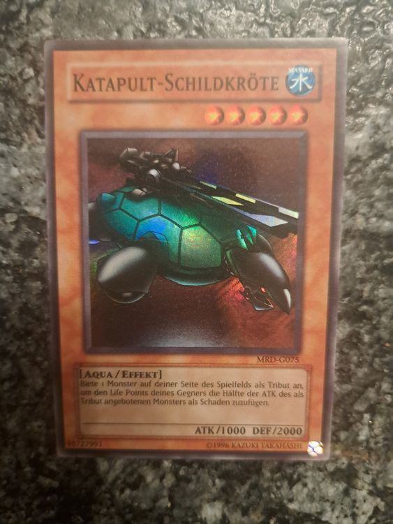 Yugioh Katapult-Schildkröte MRD-G075 Super rare (Neu (gemäss ...