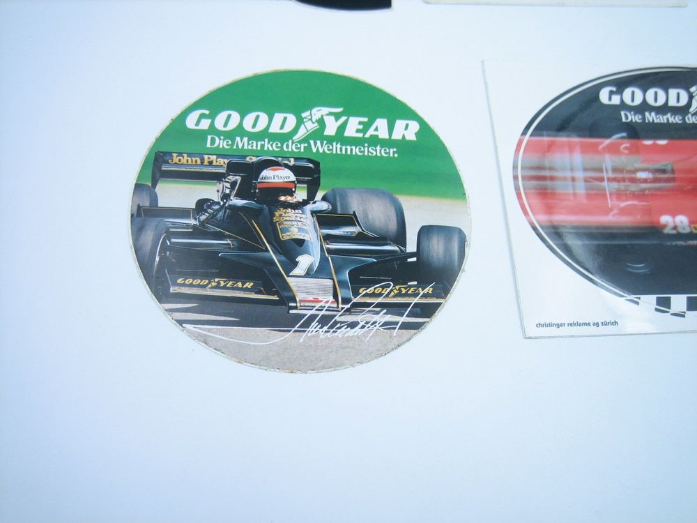 Vintage Lot alte Aufkleber/Sticker Michelin Shell Aral (Gebraucht) in ...