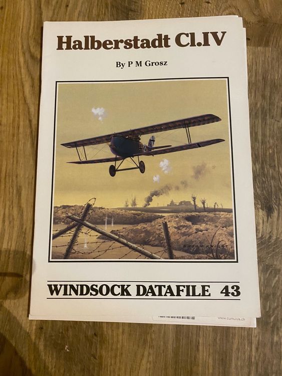 BUCH ENG HALBERSTADT CI.IV WWI WINDSOCK DATAFILE 43 (Gebraucht) in MÜHLEDORF/SO für CHF 7.5 ...