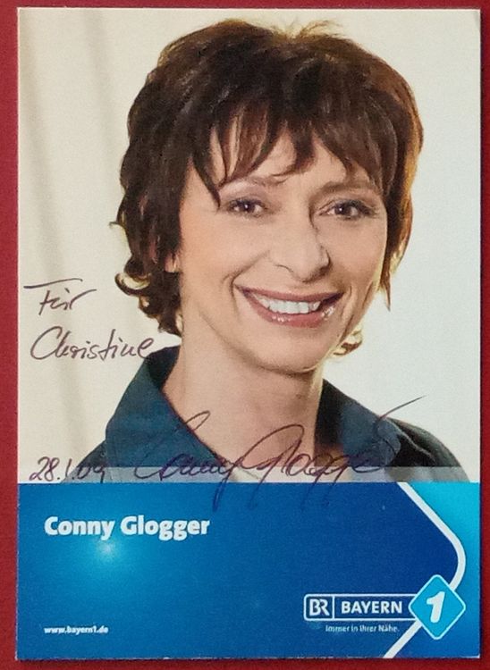 Conny Glogger Autogramm signiert Fotopostkarte 10x15cm (Gebraucht) in ...