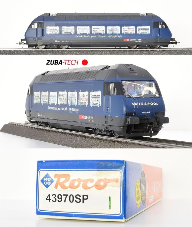 Roco 43970SP E-Lok Re 460 Swisspool H0WS | Kaufen auf Ricardo