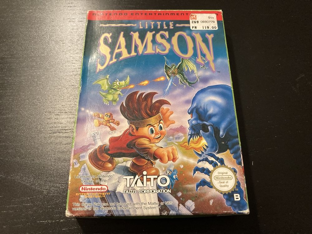 Little Samson CIB Pal B Nintendo ( NES ) Sammlungsauflösung | Kaufen ...