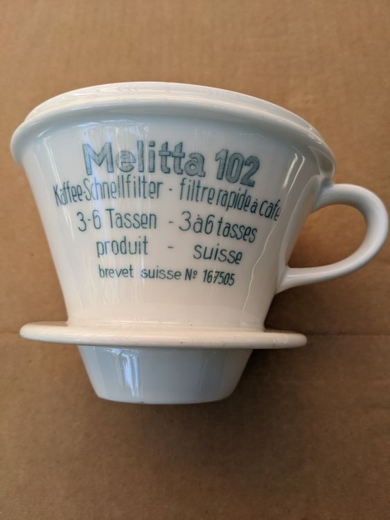 Melitta-Filter 102 mit Tasse | Kaufen auf Ricardo