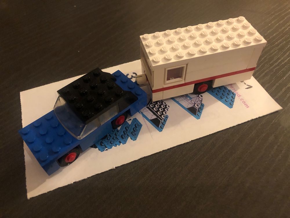 Lego 656-1 Voiture et caravane (Gebraucht) in Fribourg für CHF 9 – mit ...