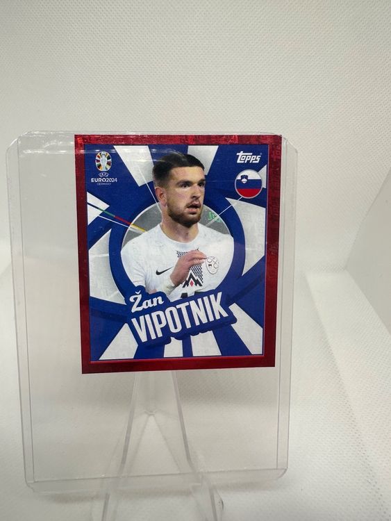 Topps Euro 2024 Svn Ptw Zan Vipotnik Topps Foil Logo | Acheter sur Ricardo