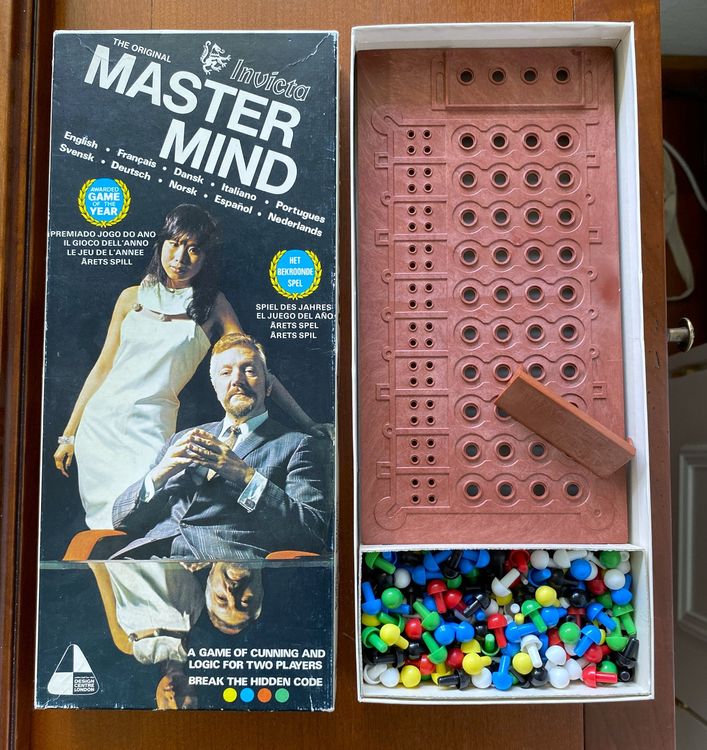 Vintage Mastermind 1972 Invicta Classic Peg Decoding England (Gebraucht ...