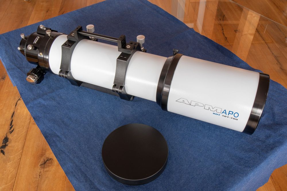 Teleskop APM Super ED Apo Astrograph 107/700mm mit 3" Auszug (Gebraucht ...